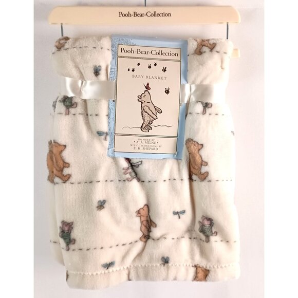 Classic Winnie the Pooh | Bedding | Pooh Bear Collection Baby Blanket ...